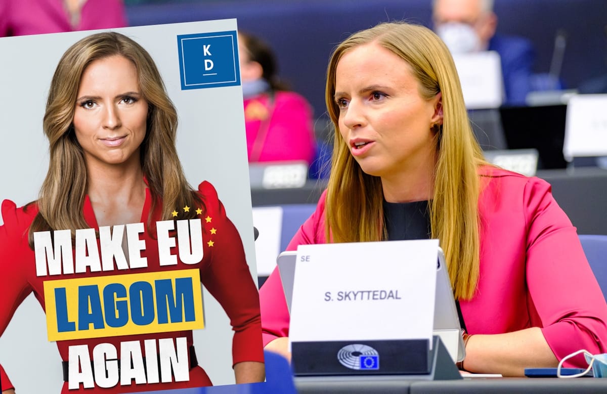 Sara Skyttedal (KD) petas från EU-parlamentslistan